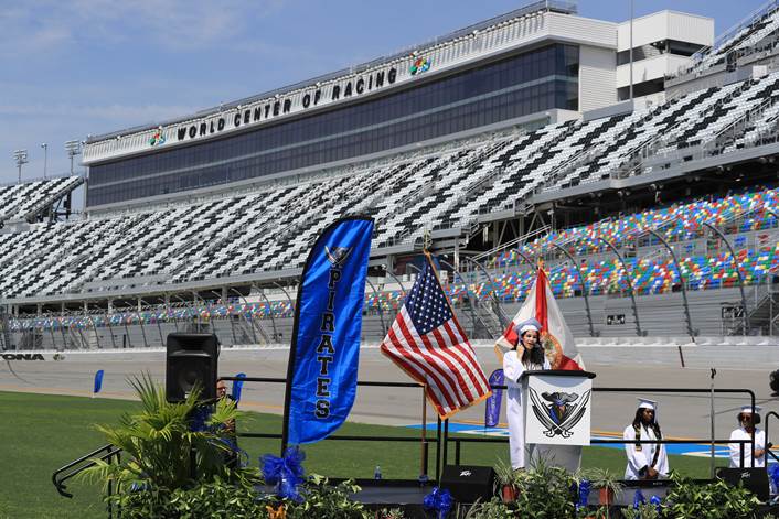 Historic High School Graduation Ceremonies Held at Daytona ...