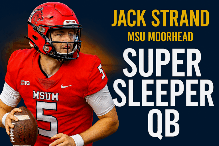 Sleeper Day 3 Pick out of Division II: QB Jack Strand of MSU-Moorhead ...